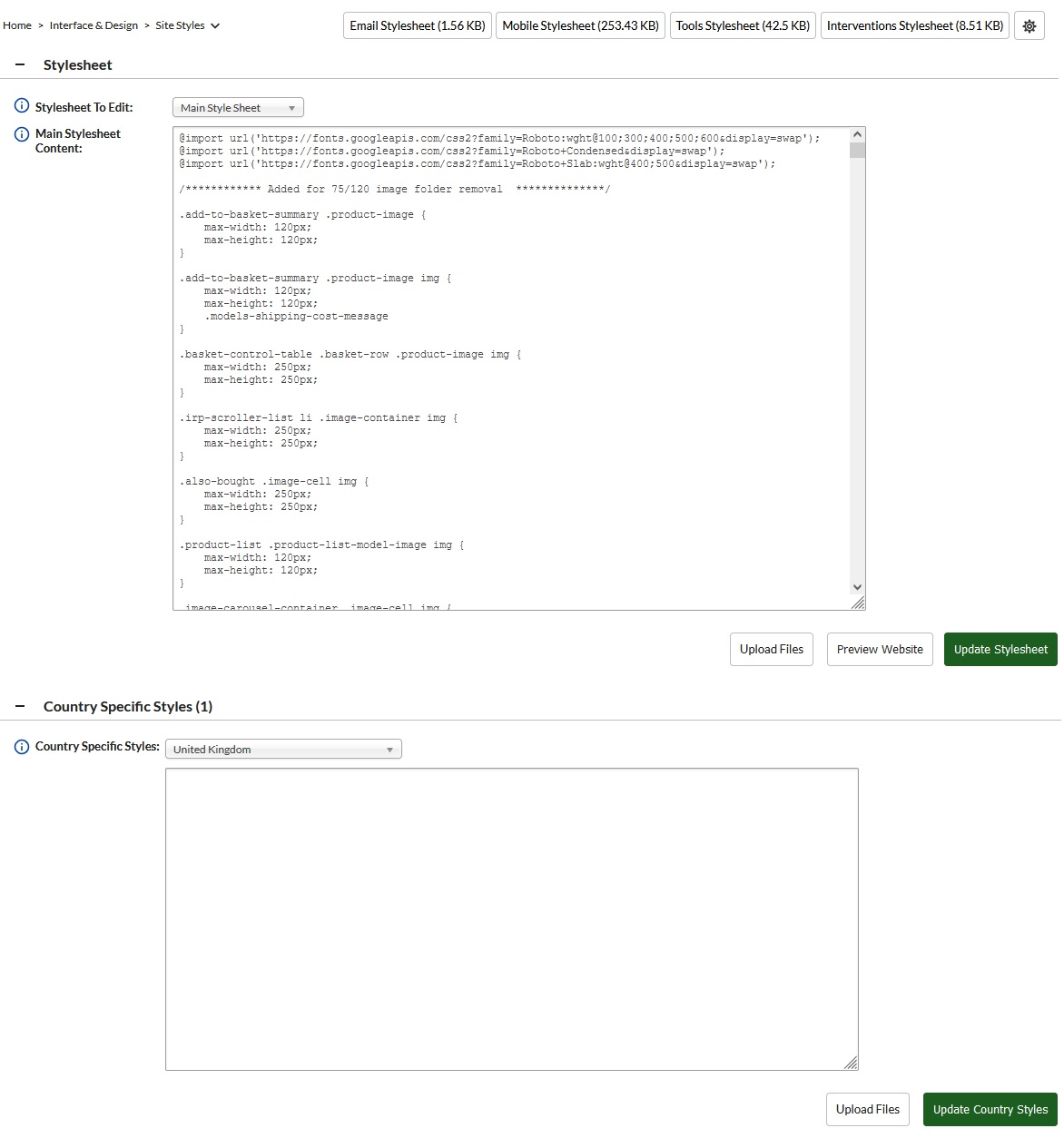 IRP Help - Website CSS Stylesheet