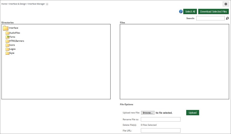 IRP Help - Interface Folder
