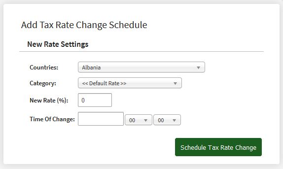 IRP Help - Tax Rates