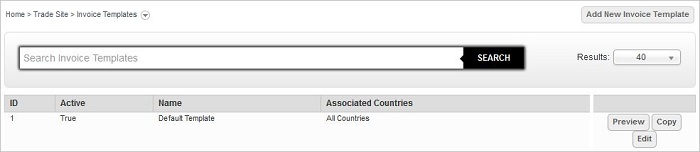 IRP Help - Invoice Templates